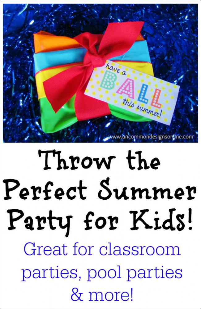 Have a Ball this Summer Party for Kids