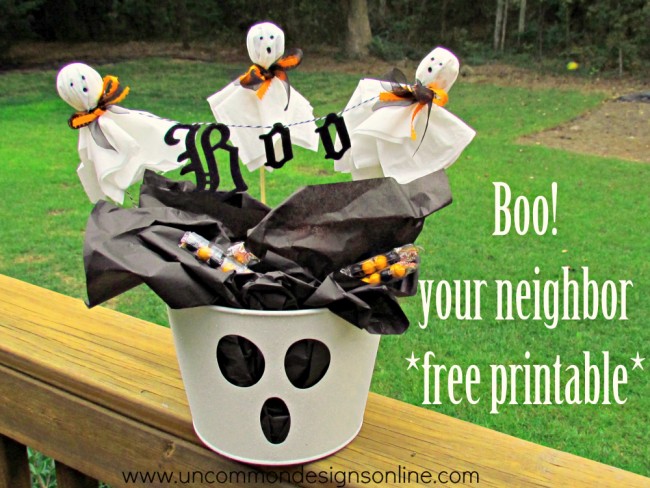 Boo! Treats for Your Neighbors
