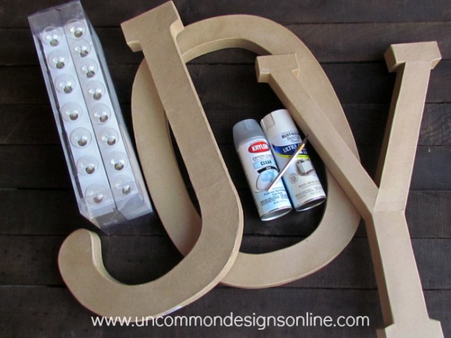 Joy: Letters in Light