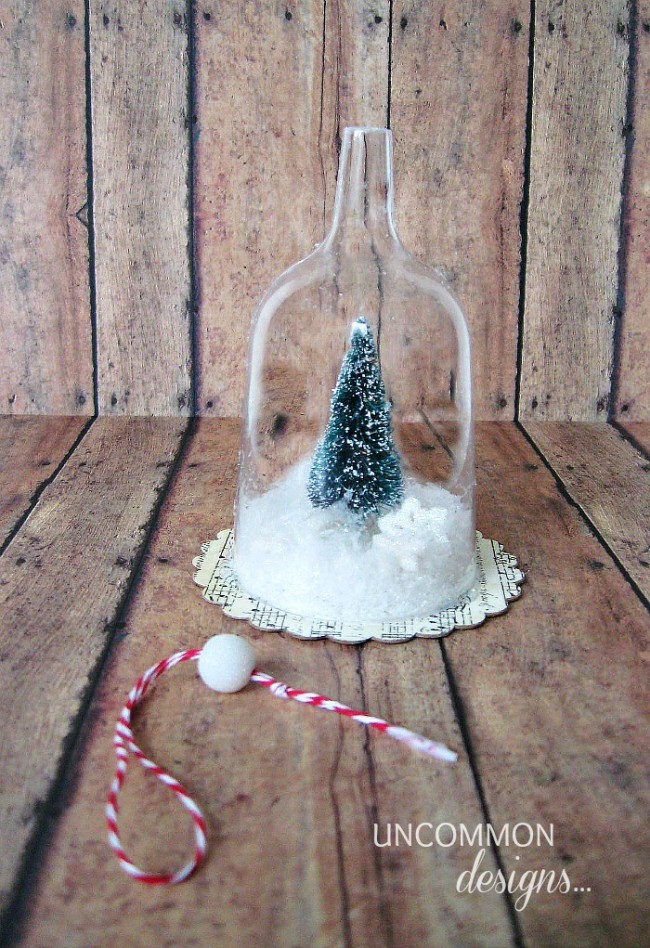 Bell Jar Christmas Ornament Tutorial
