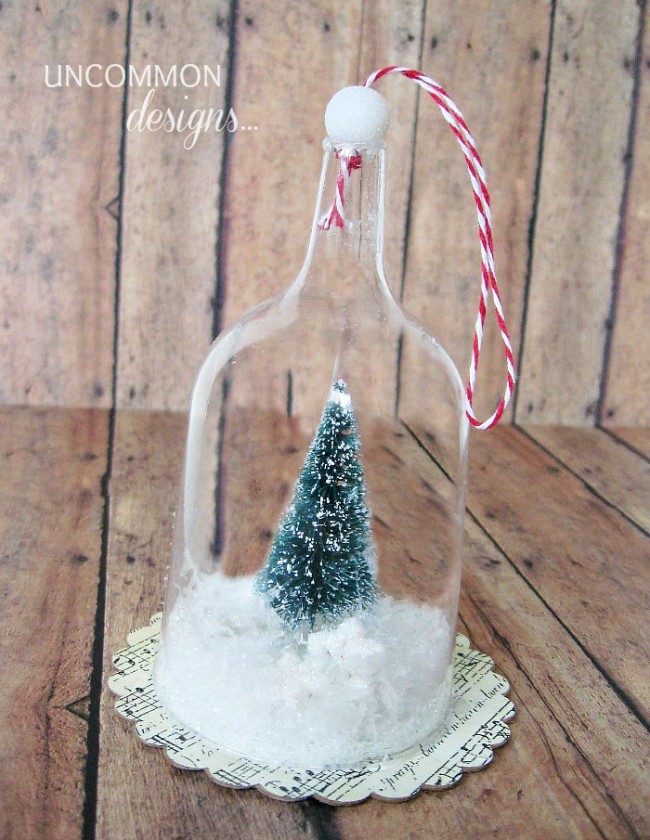 Bell Jar Christmas Ornament Tutorial