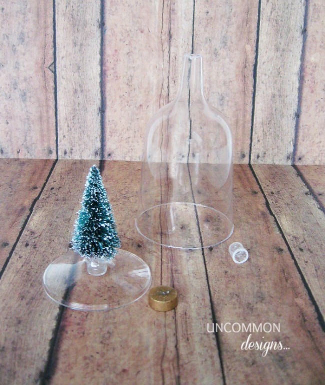 Bell Jar Christmas Ornament Tutorial