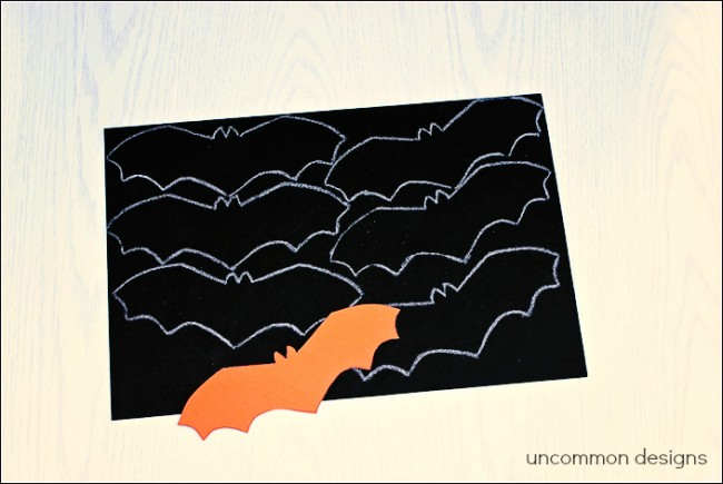 Simple Felt Bat Garland