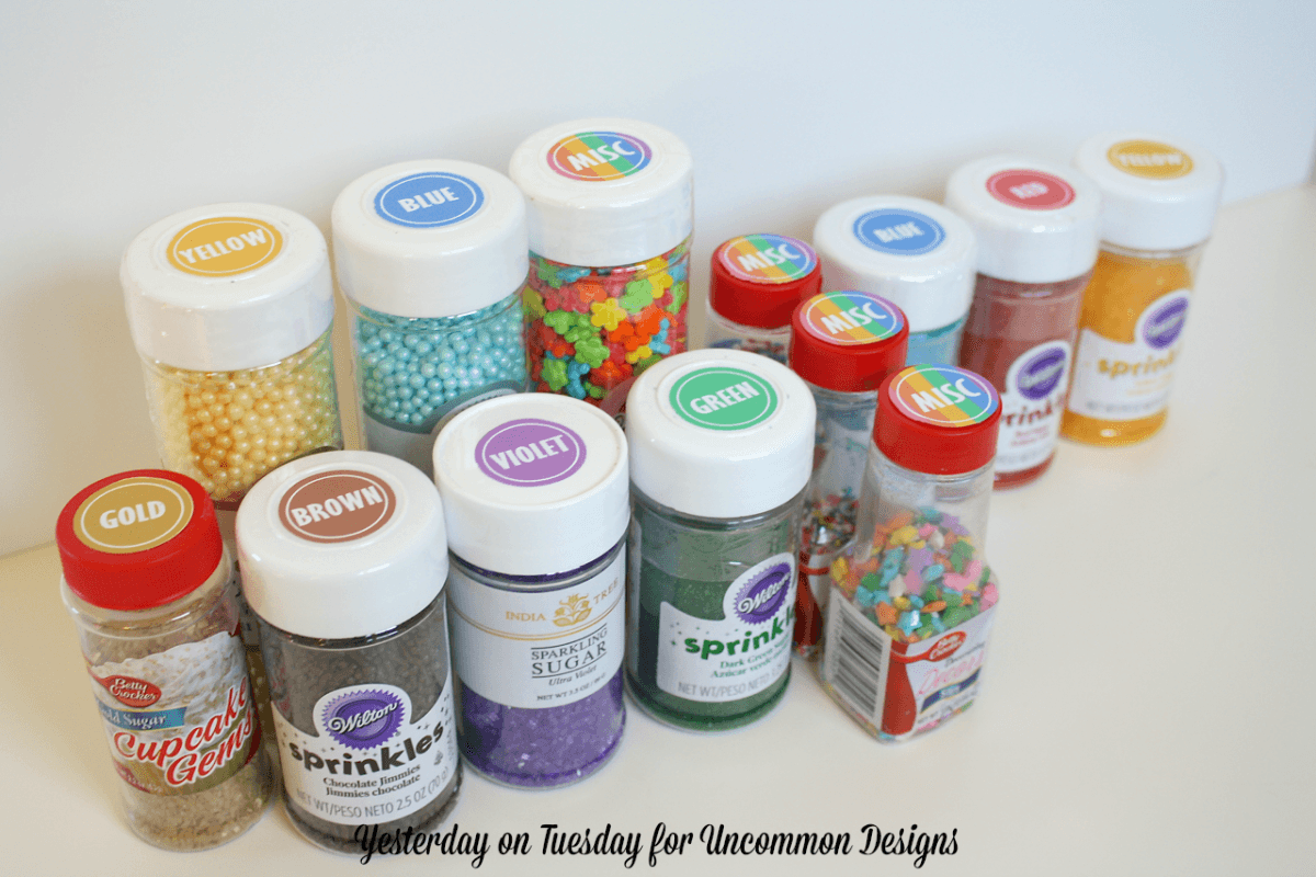 How to Organize Sprinkles - Uncommon Designs