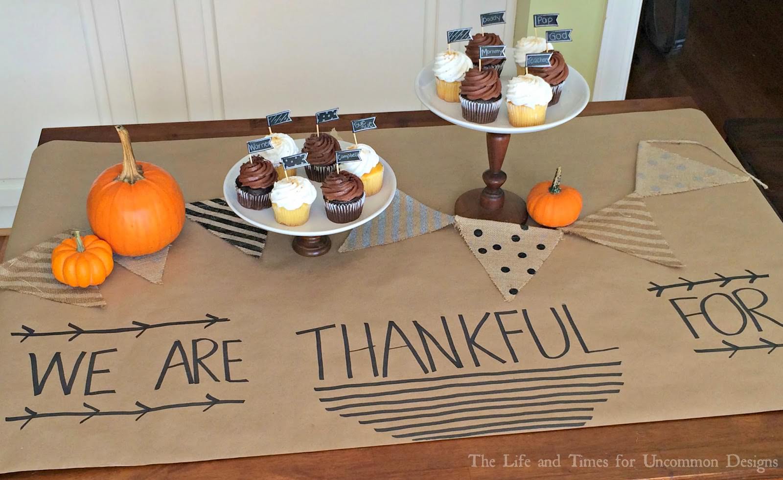 Thanksgiving Cupcakes - Uncommon Designs