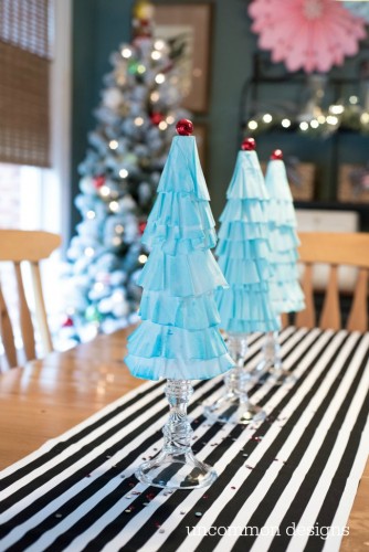 Coffee Filter Christmas Trees
