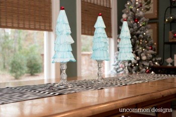 Coffee Filter Christmas Trees
