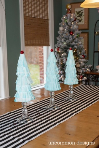 Coffee Filter Christmas Trees