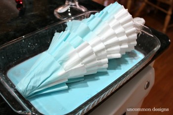 Coffee Filter Christmas Trees