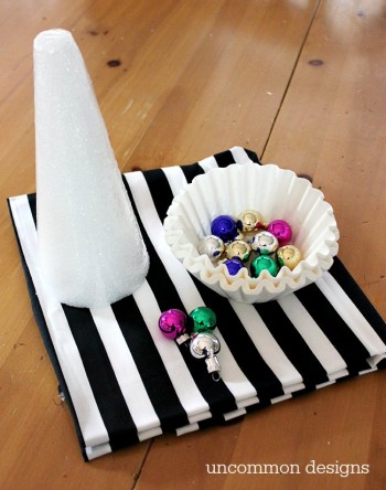 Coffee Filter Christmas Trees